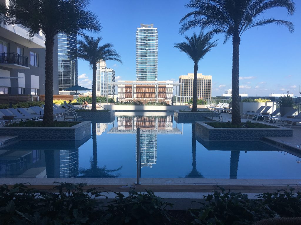 Orlando High-Rise Features Martin Aquatic Rooftop Pool - Martin Aquatic